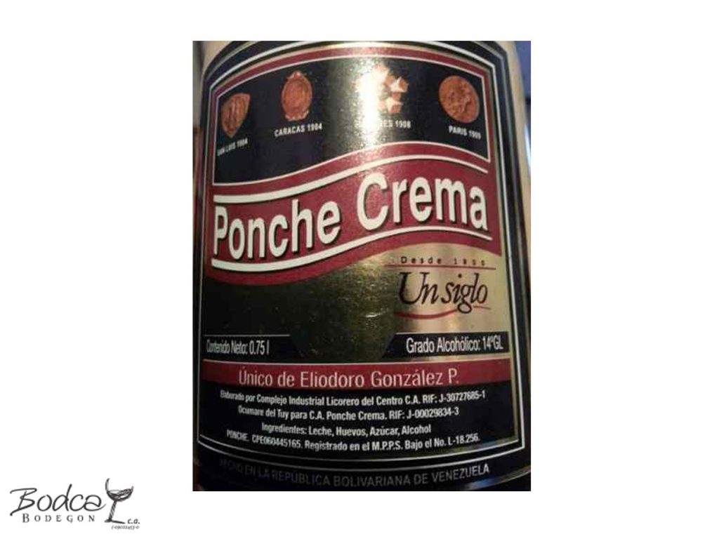 Ponche Crema Eliodoro González - Bodcabodegon - Los Mejores Licores