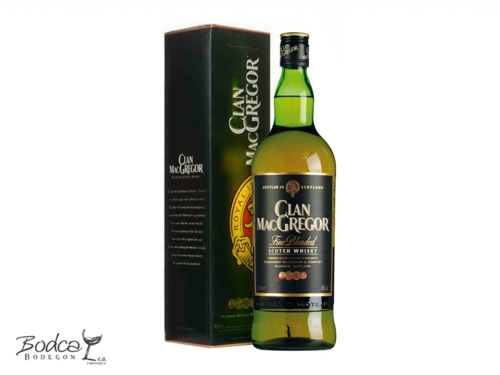 Whisky Clan MacGregor - Bodcabodegon - Los Mejores Licores