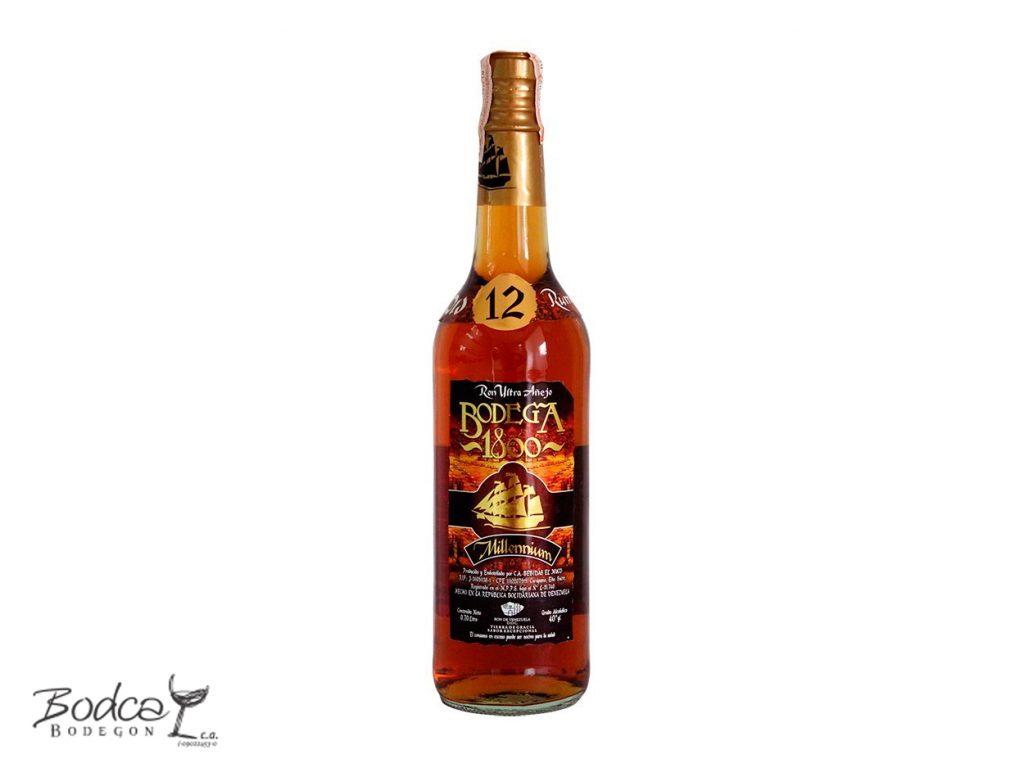 Ron Bodega 1800 Millenium 12 años - Bodcabodegon - Los Mejores Licores